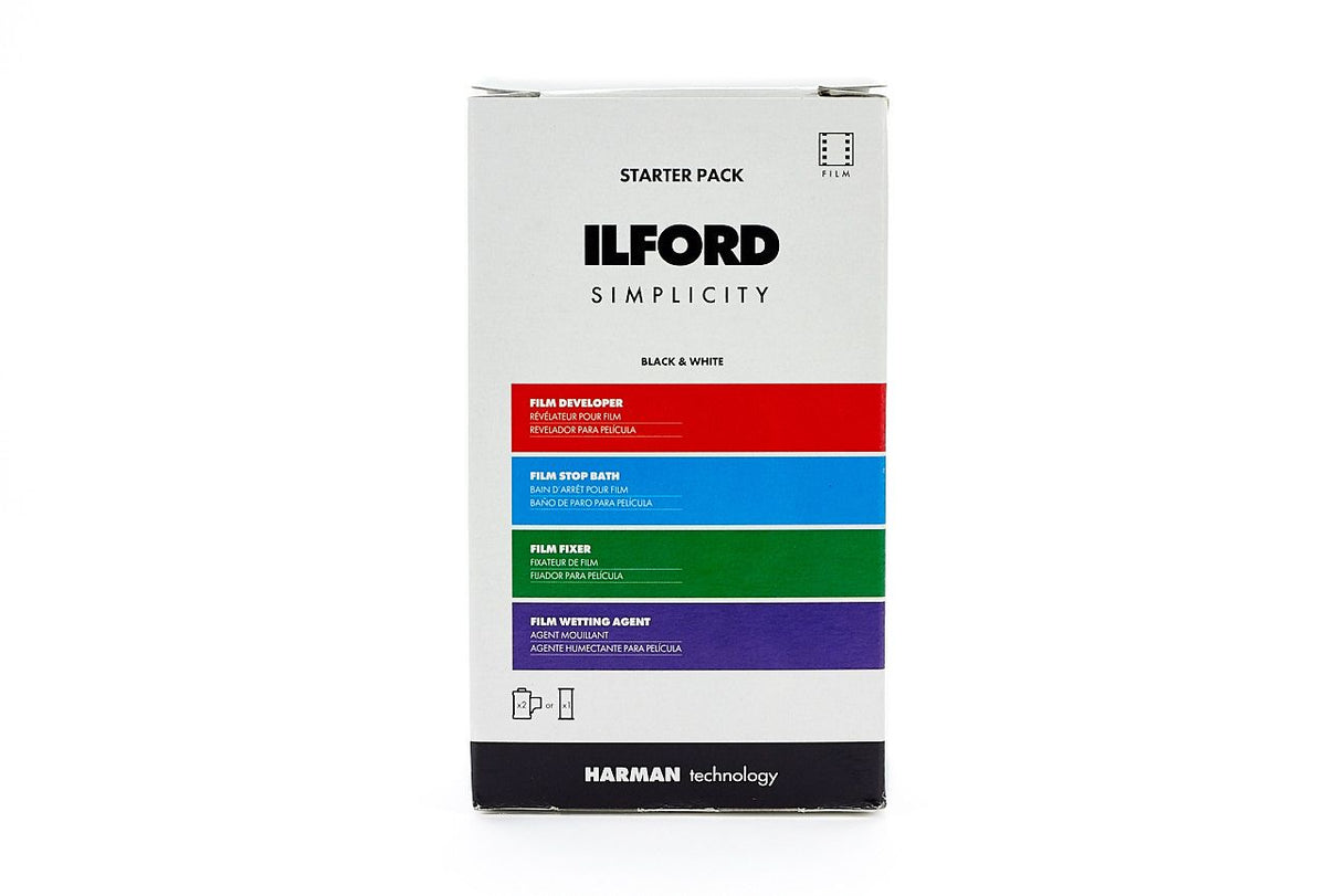 Ilford Simple Film Kit (contains 1 each dev/stop/fix/wet) – Flux Coffee